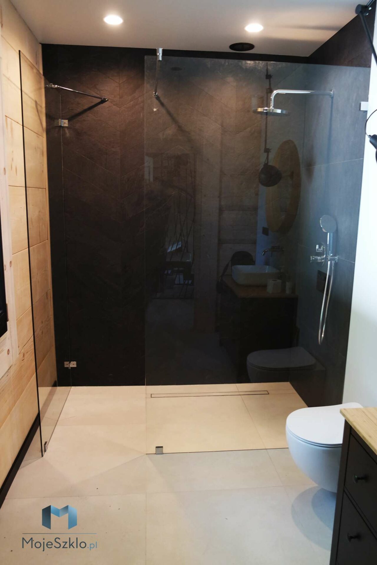 Kabina Walk In czyli Ścianka Prysznicowa - MojeSzklo.pl