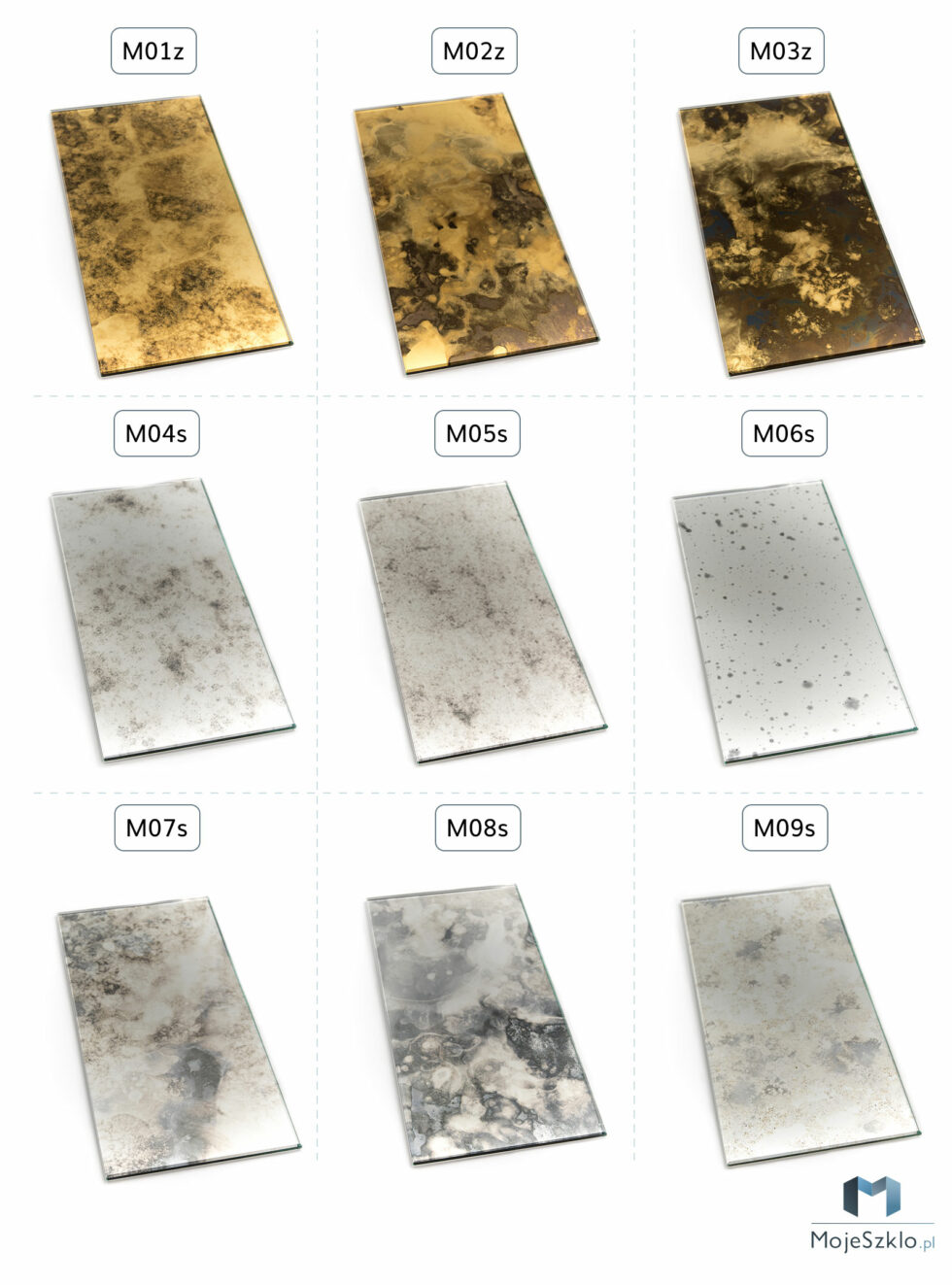 Lustro antyczne. Lustra postarzane na wymiar - MojeSzklo.pl